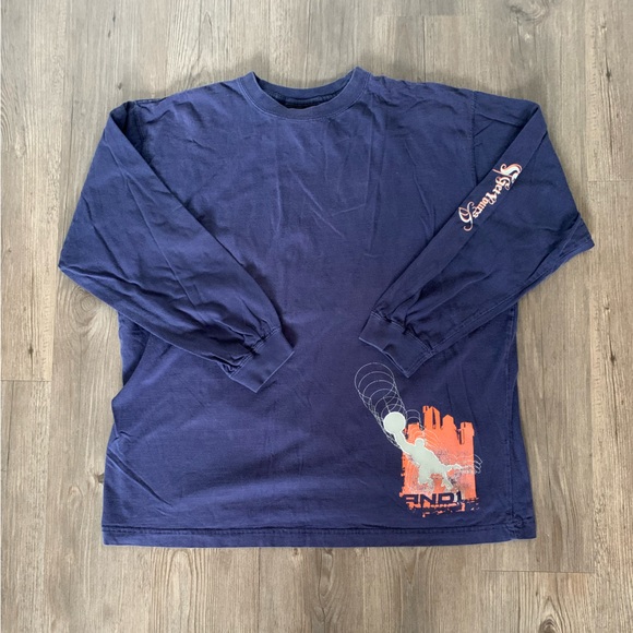 And1 | Shirts & Tops | Vintage And Navy Long Sleeve Tee | Poshmark